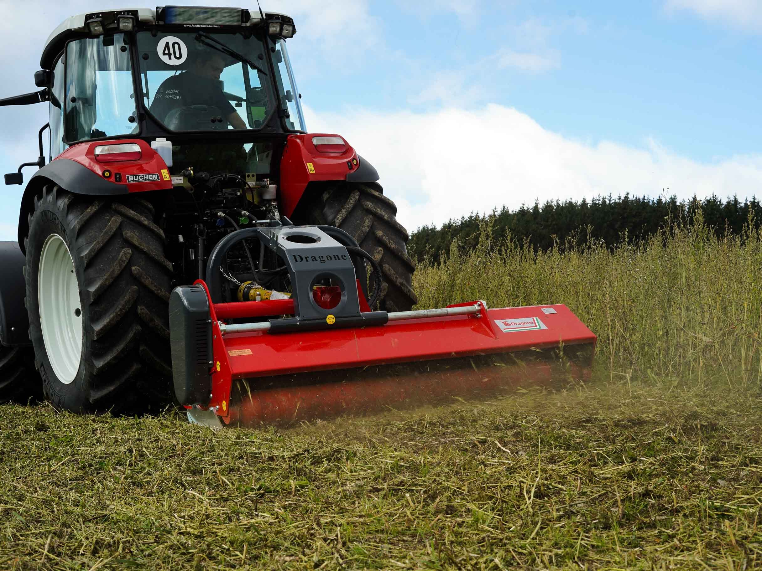 DRAGONE Serie VP - Der meistverkaufte Schlegelmulcher